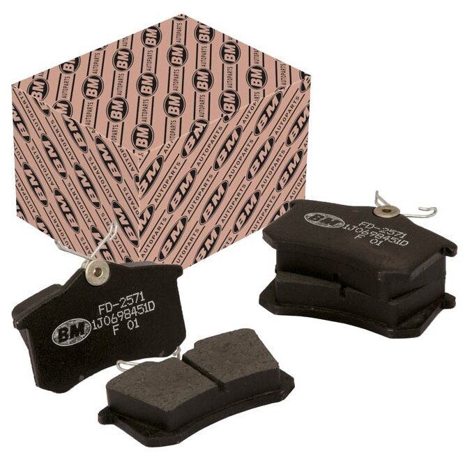 Колодки тормозные дисковые зад BM-Motorsport арт. fd2571