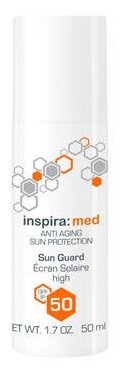 Эмульсия INSPIRA германия Солнцезащитная Sun Guard SPF 50, 50 мл