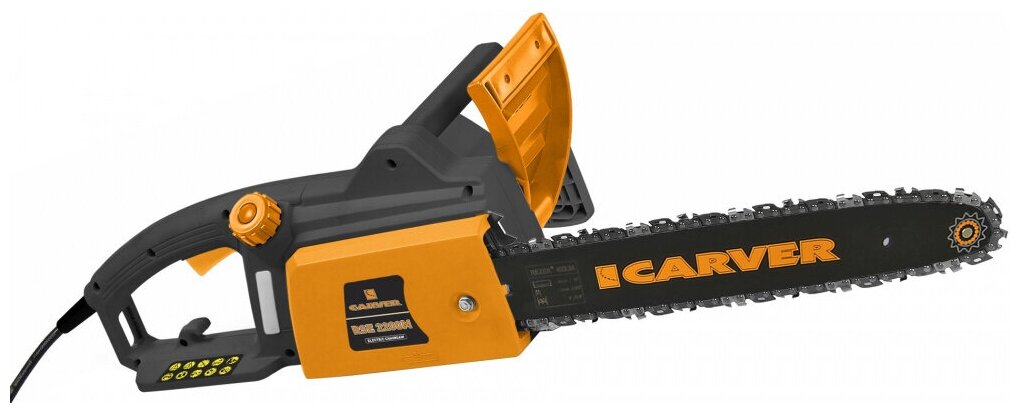 Электрическая цепная пила Carver RSE-2200М 2000Вт 2.7л. с. дл. шин:16" (40cm)