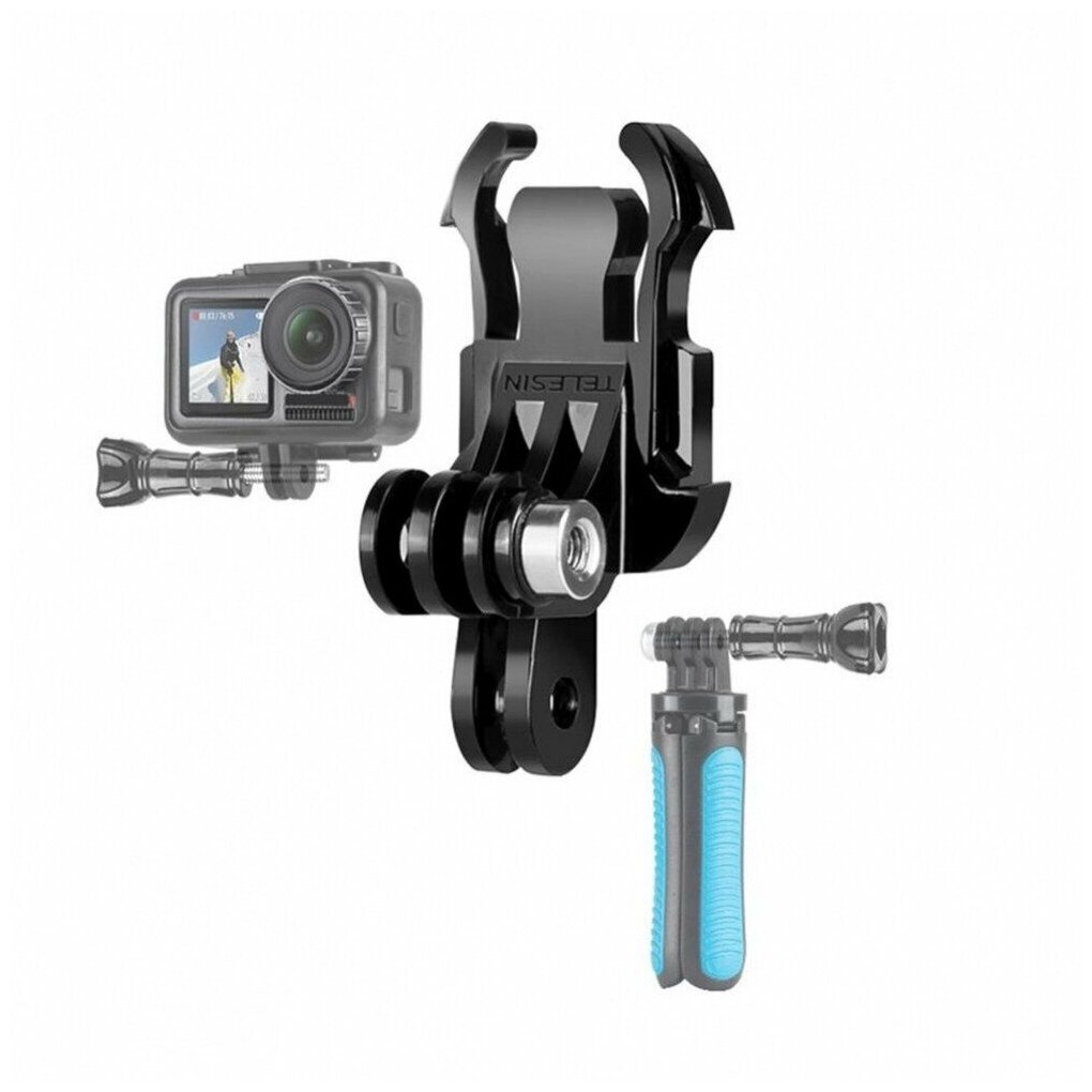 Защёлка Telesin с двумя креплениями для аксессуаров и экшен камеры GoPro