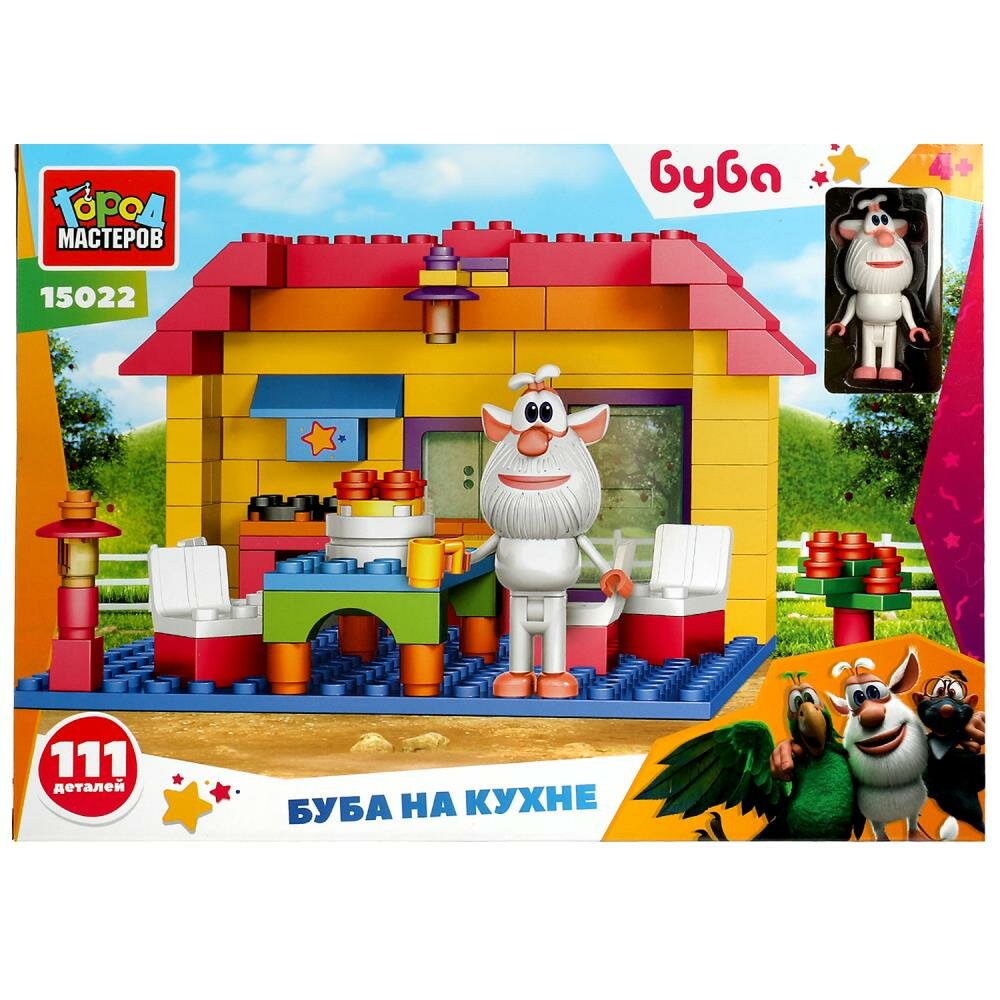 Конструктор Буба на кухне, 111 дет. Город мастеров 15022-AA