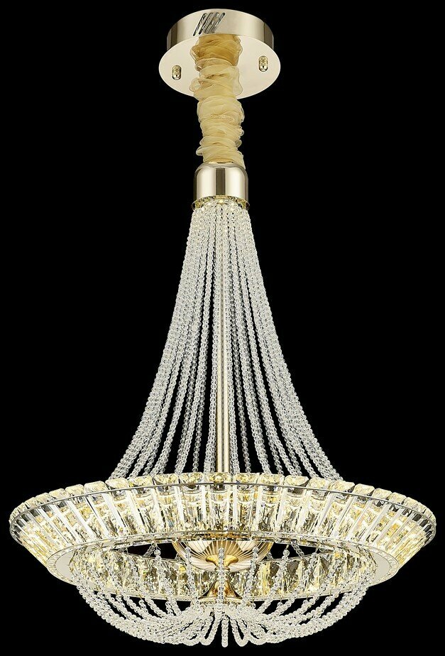Люстра подвесная Wertmark WE103.60.303 Daria золото LED 1*50Вт LED 3000K