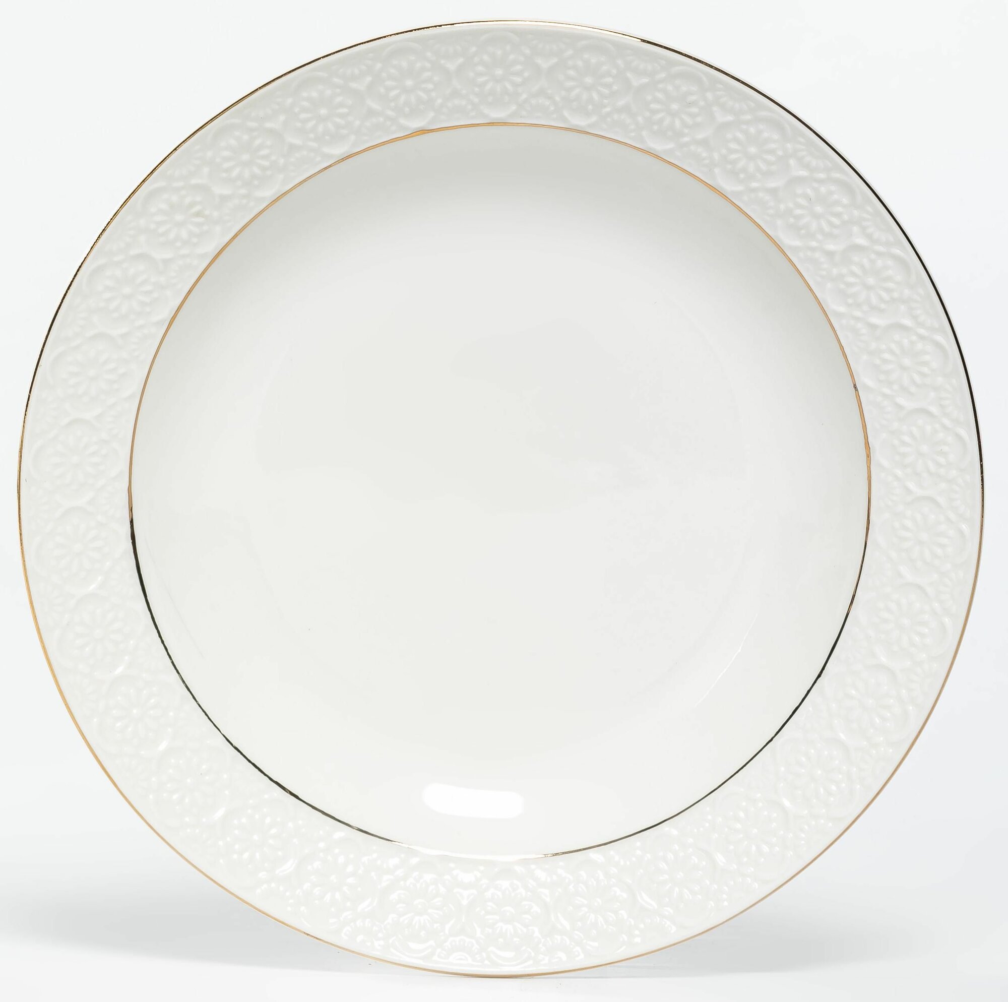 Набор тарелок 6 шт глубоких суповых 20.5 см на 6 персон Венера Грация Астерия, фарфор