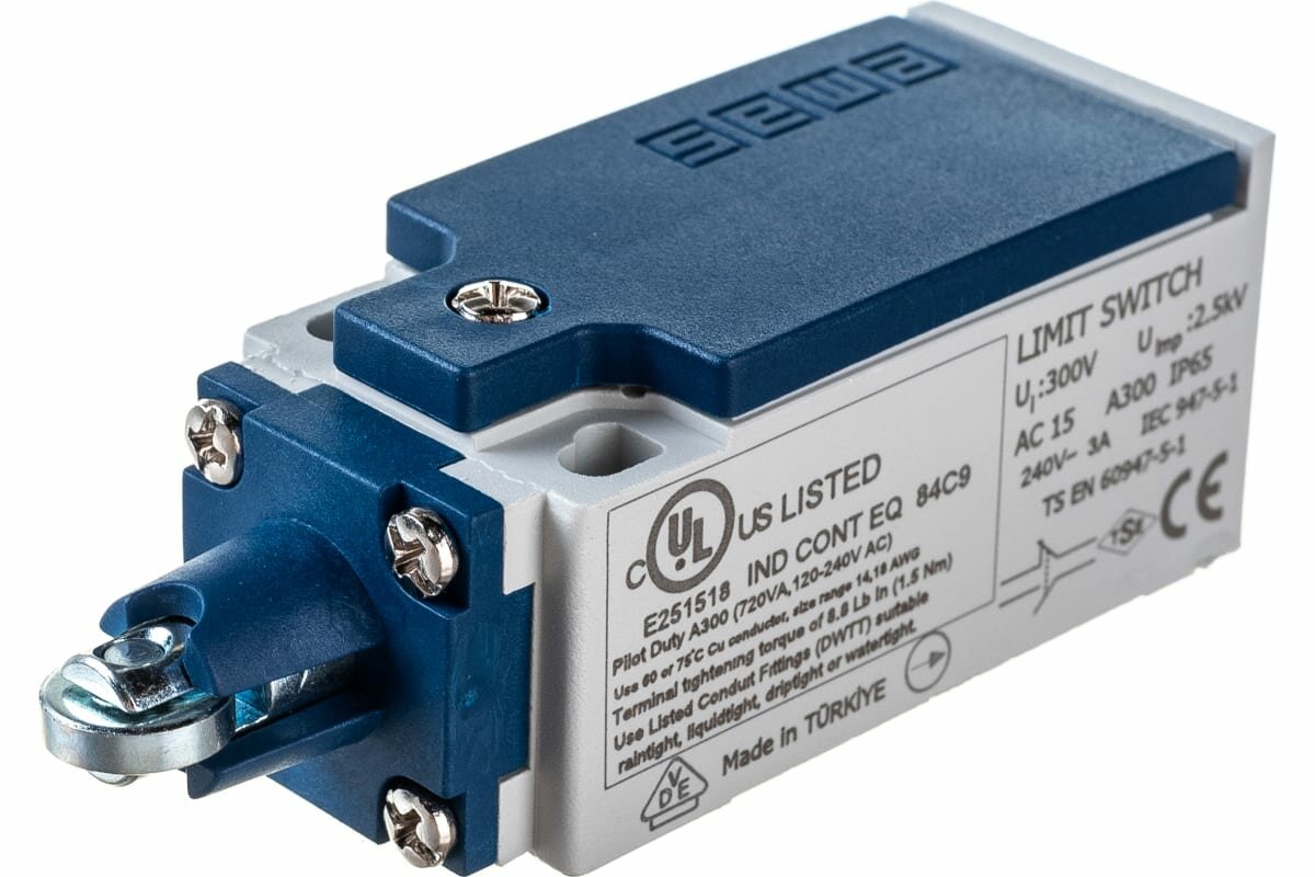 Emas L5K13MUM331 концевой выключатель в пластиковом корпусе, 240В 3А, IP54 для шкафов