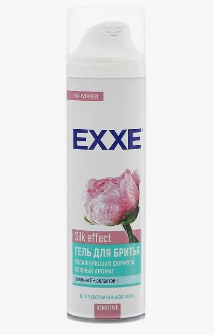 EXXE гель для бритья женский Sensitive (Silk effect) 200мл