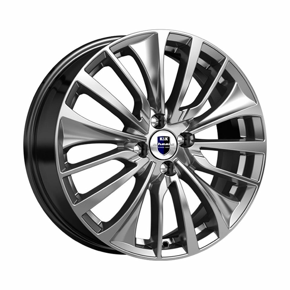 Диск литой КиК Flanker (КС1097) 6,5\R17 5*114,3 ET37 d66,6 Дарк платинум [82261] <С> Fb max 625 kg