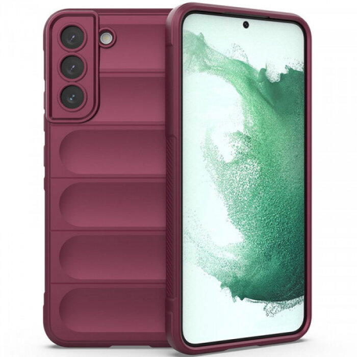 Flex Silicone Противоударный чехол для Samsung Galaxy S22 Plus с защитой камеры и микрофиброй