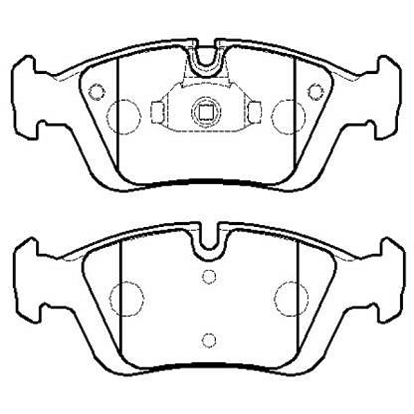 HSB HP5031 колодки тормозные дисковые bmw: 320i, 325i (e36)