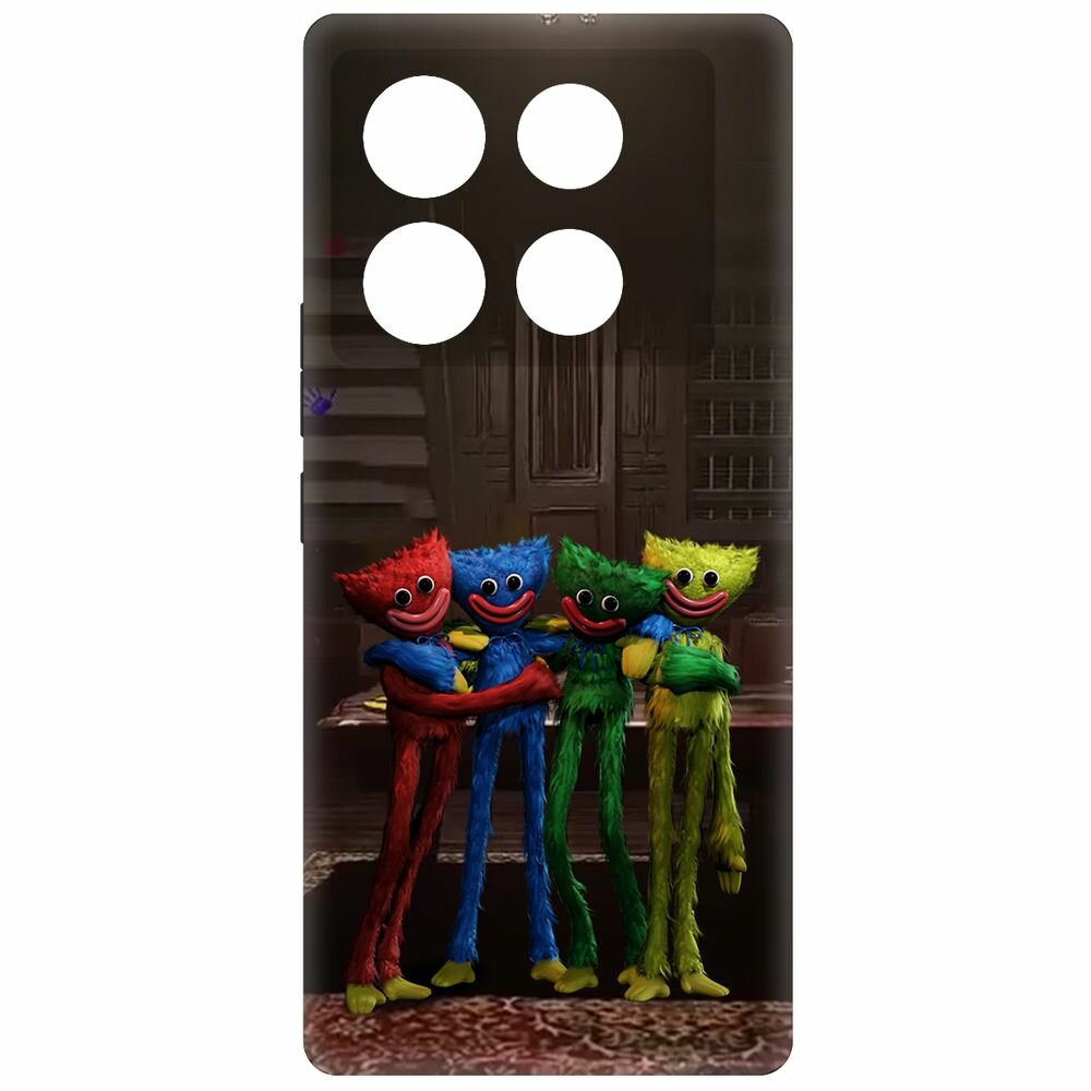 Чехол-накладка Krutoff Soft Case Хаги Ваги - Мини-Хаги для INFINIX Note 40 Pro 5G черный