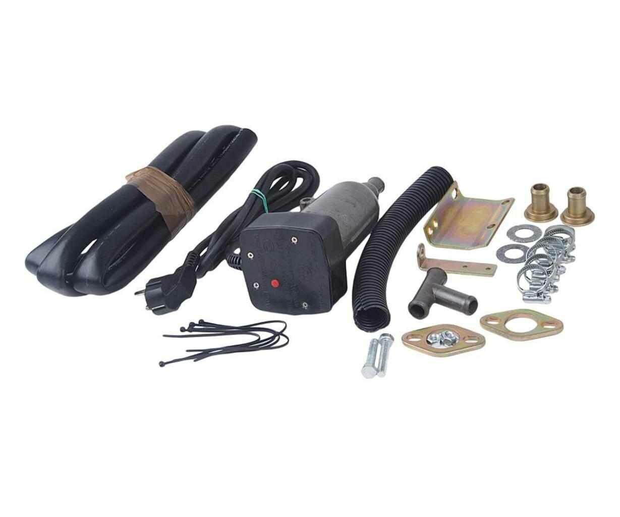 Подогреватель предпусковой электрический КАМАЗ дв.740 3.0кВт 220В+монтажный комплект, STARTKAMAZ30, старт