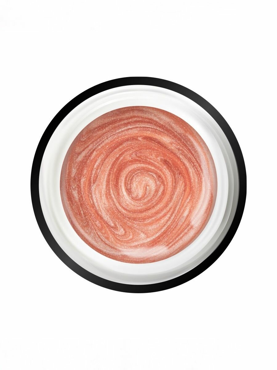 Nail Club Гель-краска с шиммером и с липким слоем GO-73 Rose Pearl