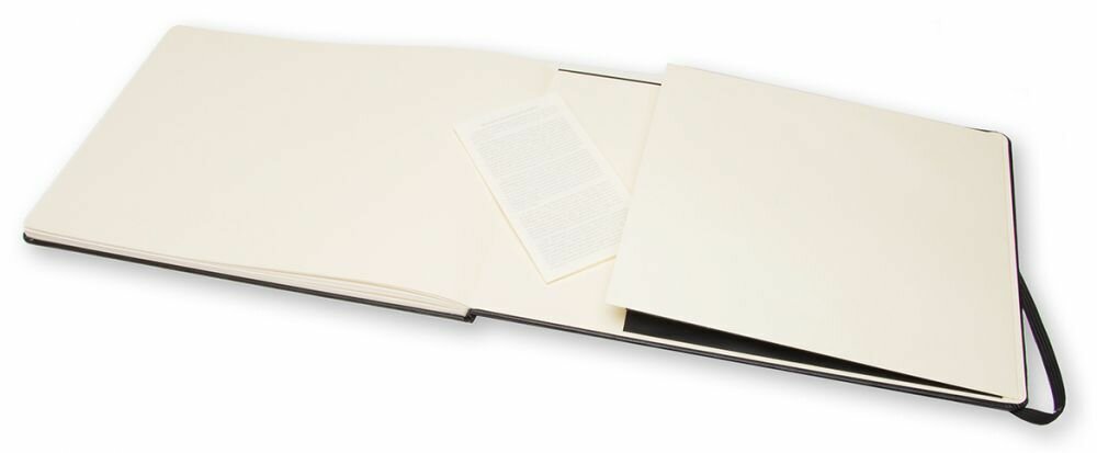 Блокнот для акварели Moleskine A4 60 стр, твердая обложка черная (ARTBF833)