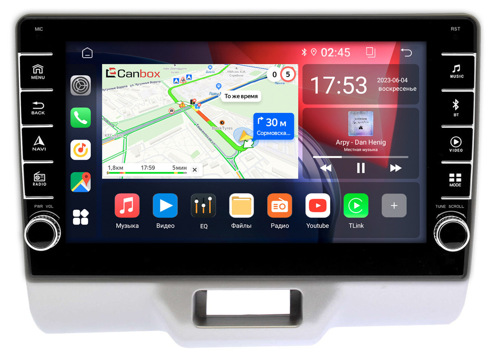 Штатная магнитола Canbox BGTR9-9324 для Suzuki Every 6 2015-2026 4/64 Android 10 (IPS, DSP, CarPlay)