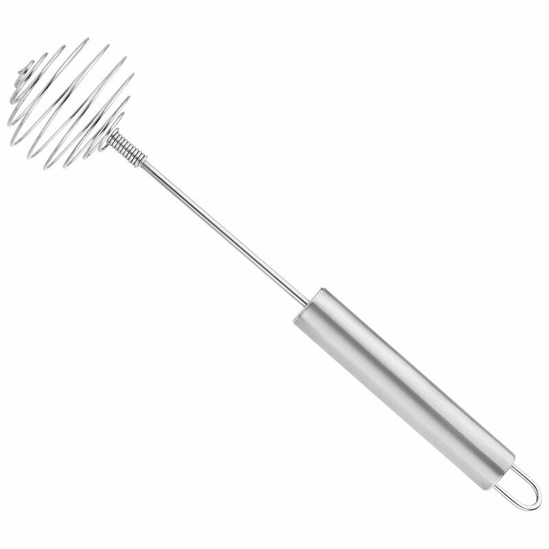 Венчик для взбивания пружинный, нержавеющая сталь, 25,5*5,5 см