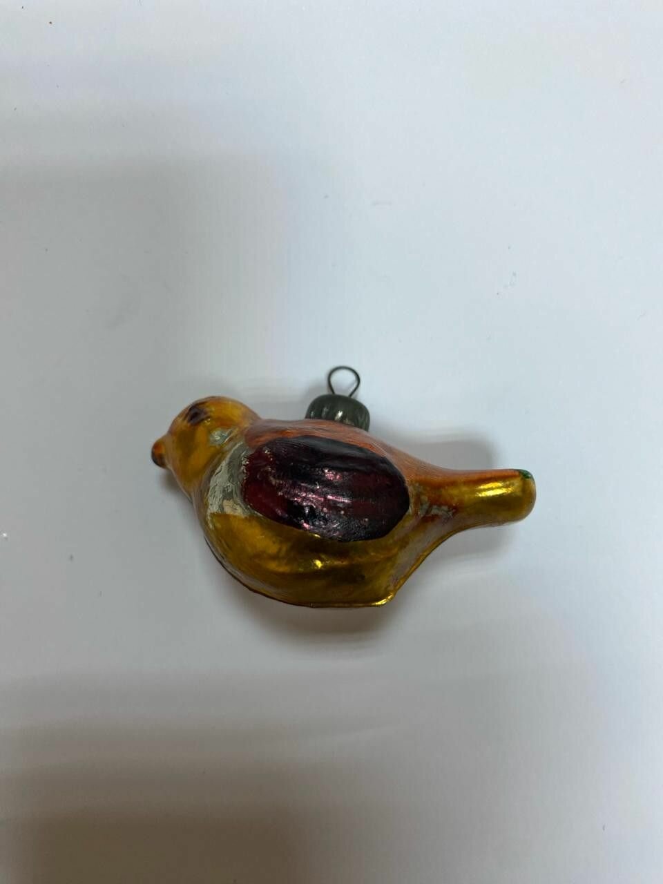 Игрушка на елку Птичка 5.5см Винтаж из СССР