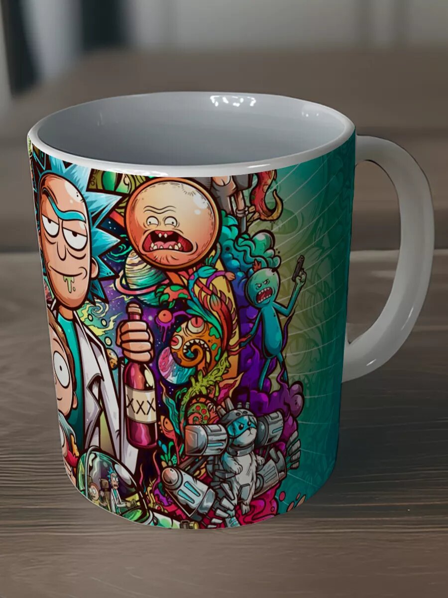 Кружка для чая и кофе Рик и Морти