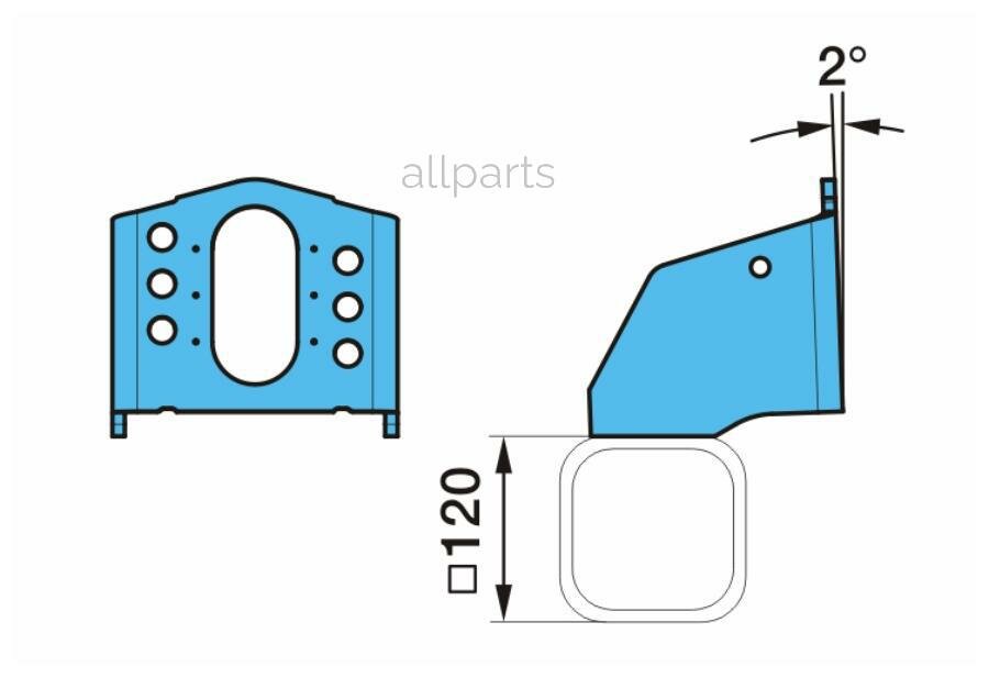 BPW 0318235800 кронштейны тормозной камеры !(м)\ BPW