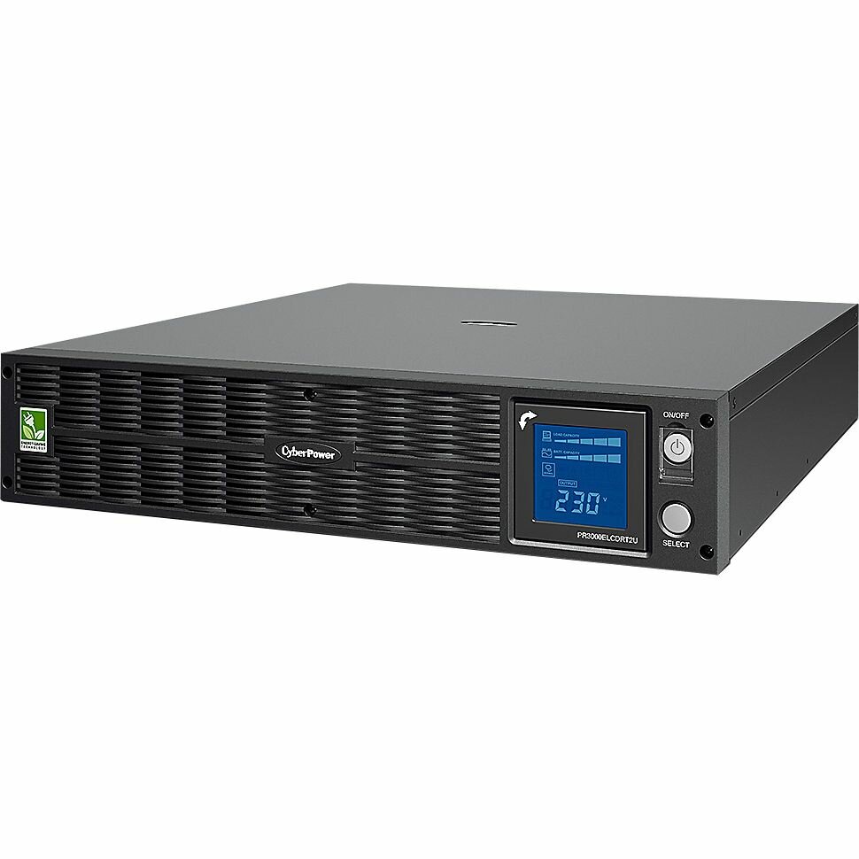 Источник бесперебойного питания CYBERPOWER 3000VA/2700W (PR3000ELCDRT2U)