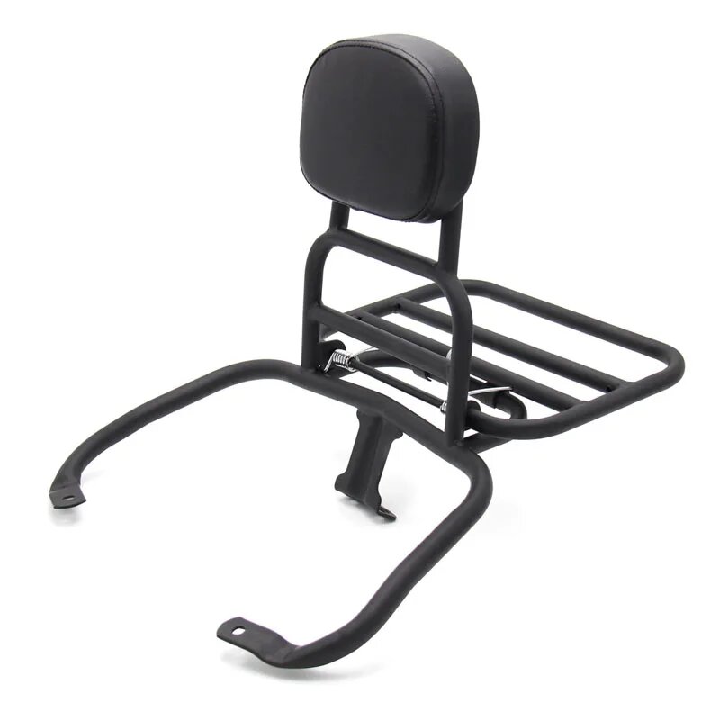 Задний багажник с бонусным металлическим зажимом для VESPA S150 LX150 LXV150 PRIMAVERA BLACK 300