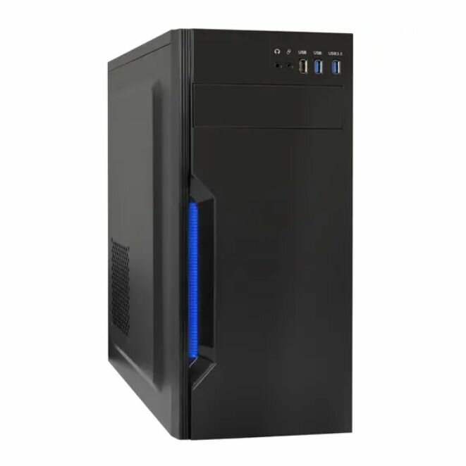 Компьютерный корпус ExeGate XP-333U-XP600 (EX283080RUS) черный - Midi Tower, ATX, USB 3.2 Gen 1 Type-A