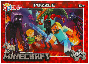 *Puz 120д. Умка По мотивам Майнкрафт (в ассорт.)