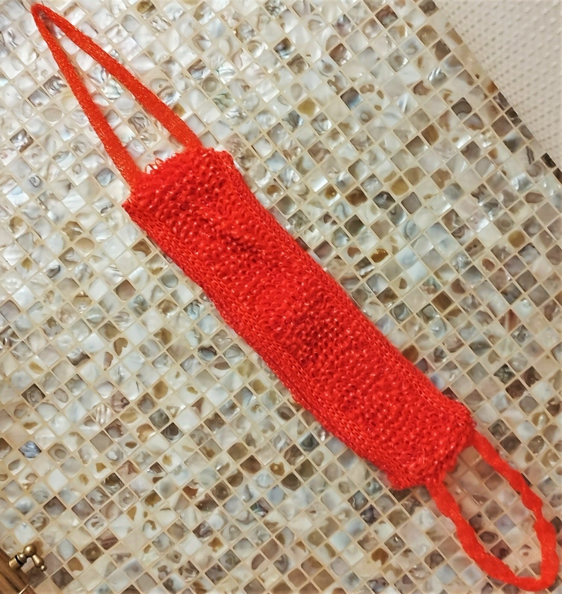 Мочалка "Банный пояс жесткий 1,5"