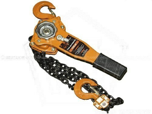 Таль цепная рычажная 1,0 т (1,5 м) автоdело (43075)