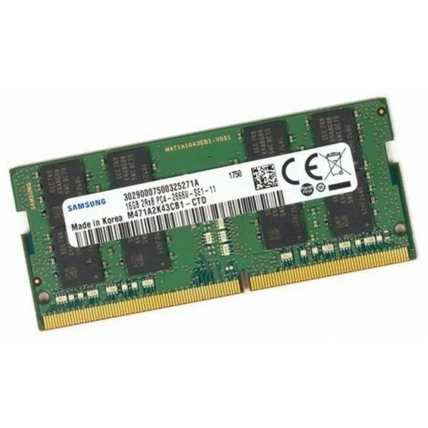 Оперативная память Samsung, DDR4, 16GB (1x16GB), 2666MHz, CL19, SO-DIMM, OEM