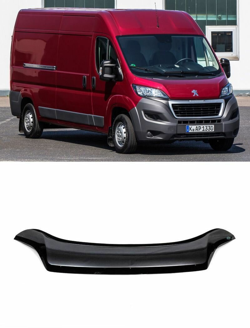 Дефлектор капота FIAT Ducato 2006-2014/ PEUGEOT Boxer 2006-2014 / CITROEN Jumper (Евро)