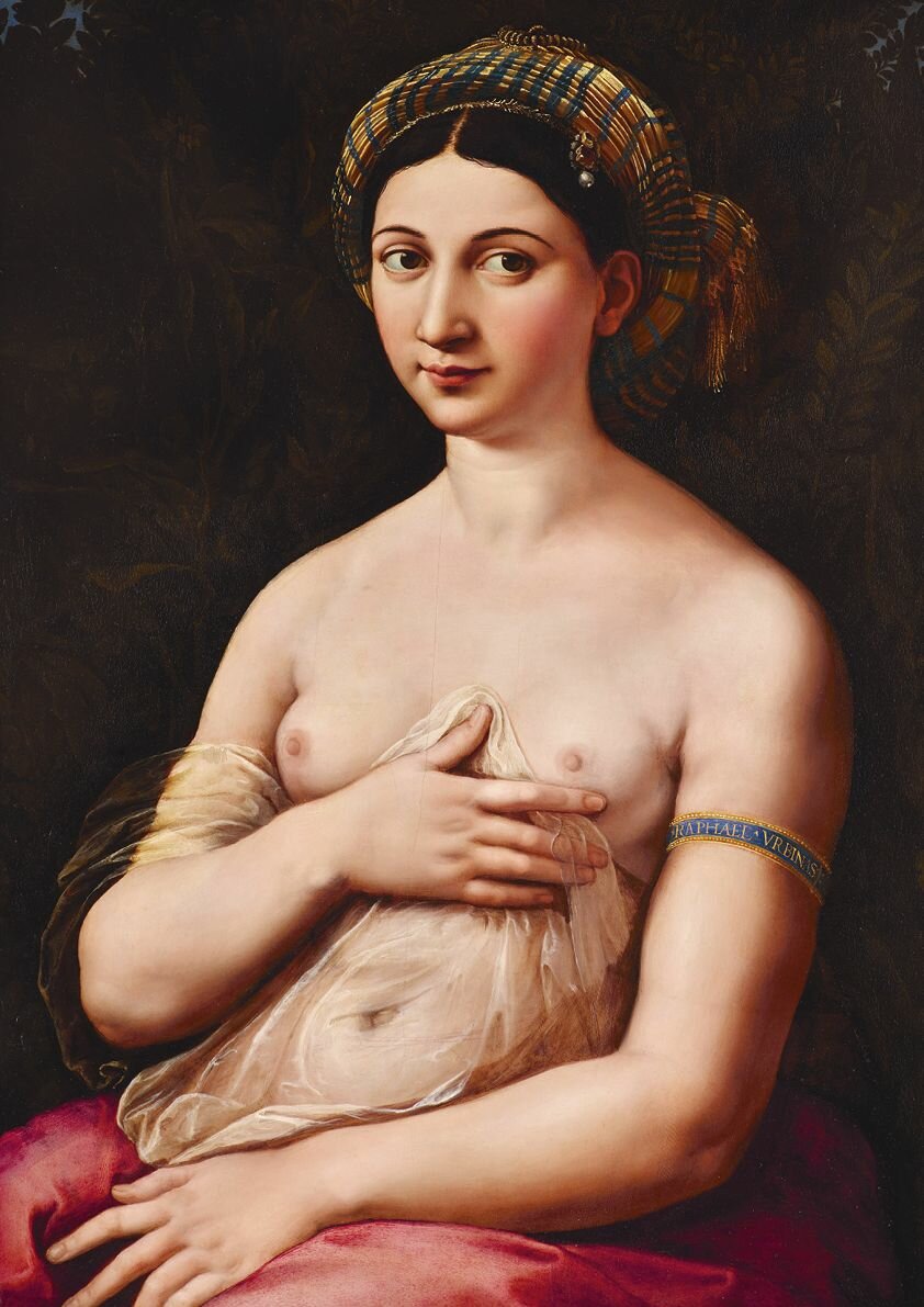 Постер Рафаэль Санти "Форнарина" формат А3