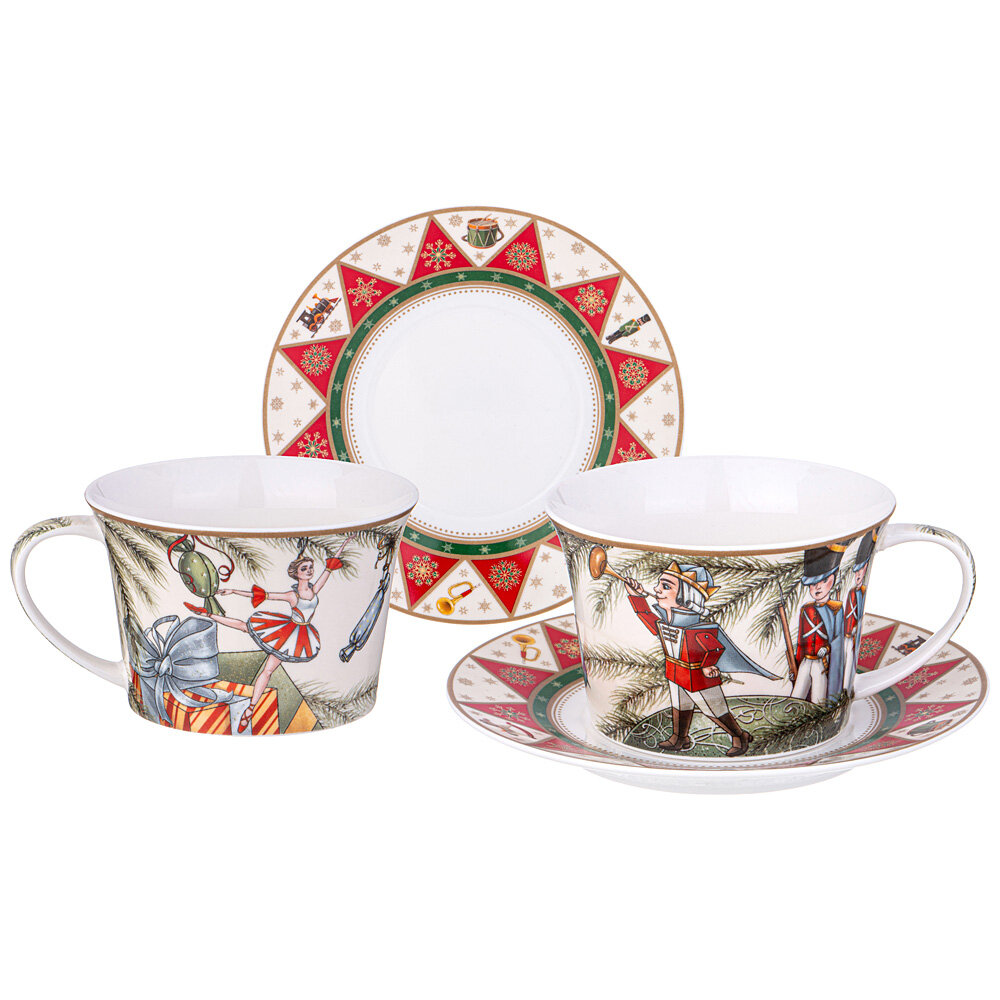 Чайный набор Щелкунчик LEFARD 4 предмета 250мл, фарфор