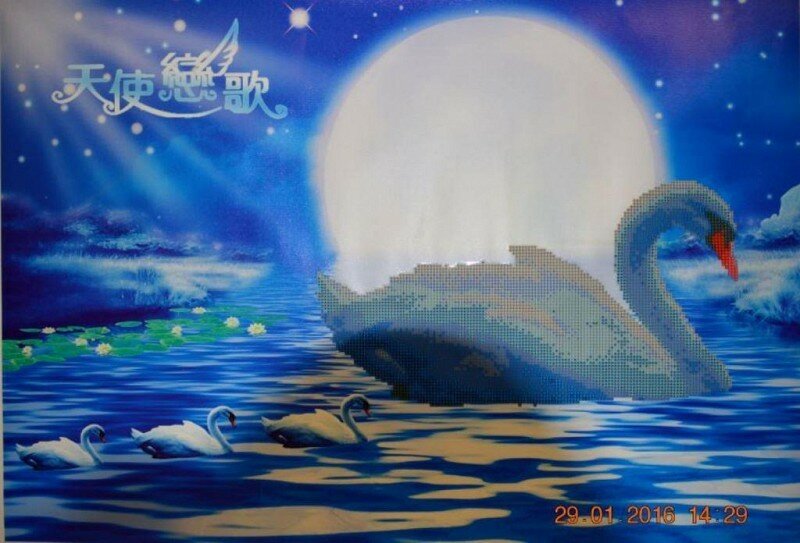 Набор Солнце #5315 На закате, Алмазная Мозаика, 75 х 52 см