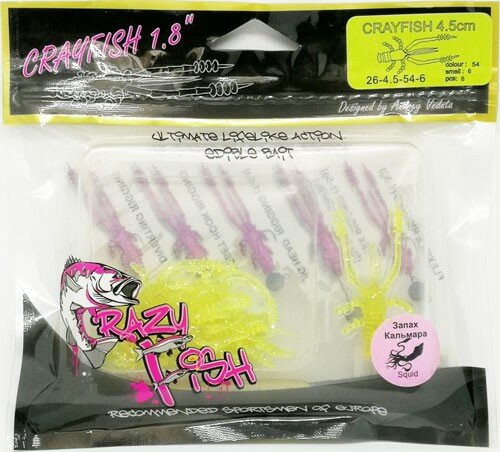 Силиконовая приманка Crazy Fish CRAYFISH 1.8" 26-45-54-6