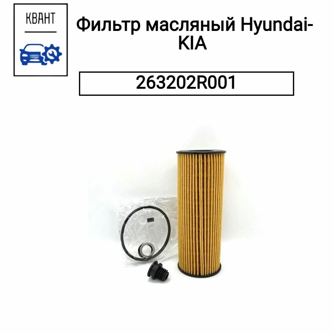 Фильтр масляный Hyundai-KIA 263202R001
