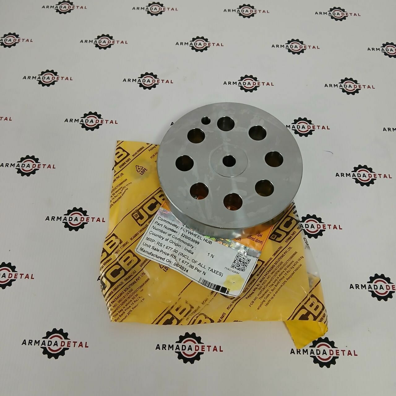 Проставка заднего сальника коленвала оригинал JCB 320/03133, 320/03099