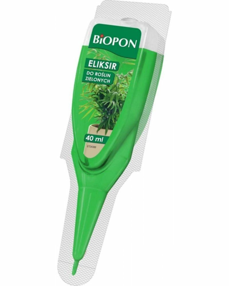 Удобрение-Эликсир Biopon, для комнатных зелёных растений 40мл