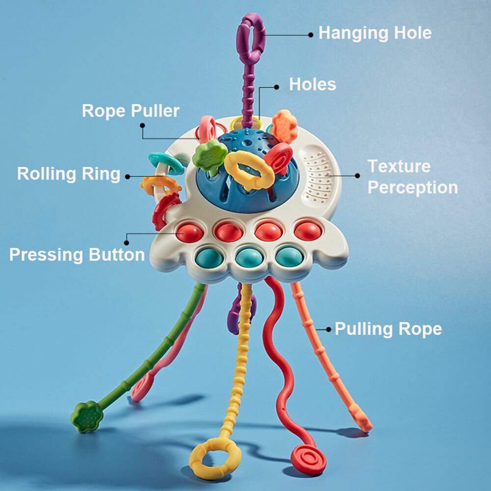 Повтор 42: Игрушка-лебедь 6-12м, силикон, Монтессори, подарок на 1 год