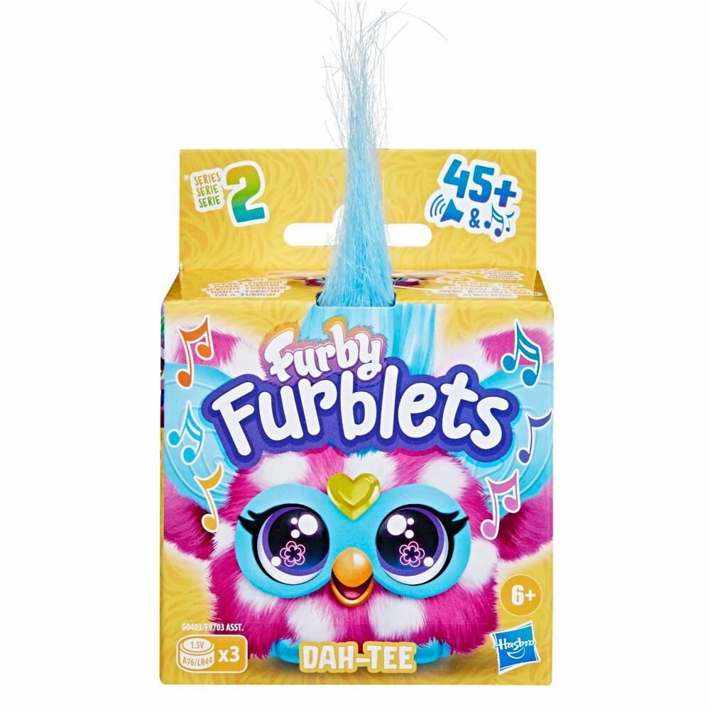 Hasbro Furby Furblets / Мини-электронная плюшевая детская подвесная игрушка, с более чем 45 звуками, Пушистые пушистики