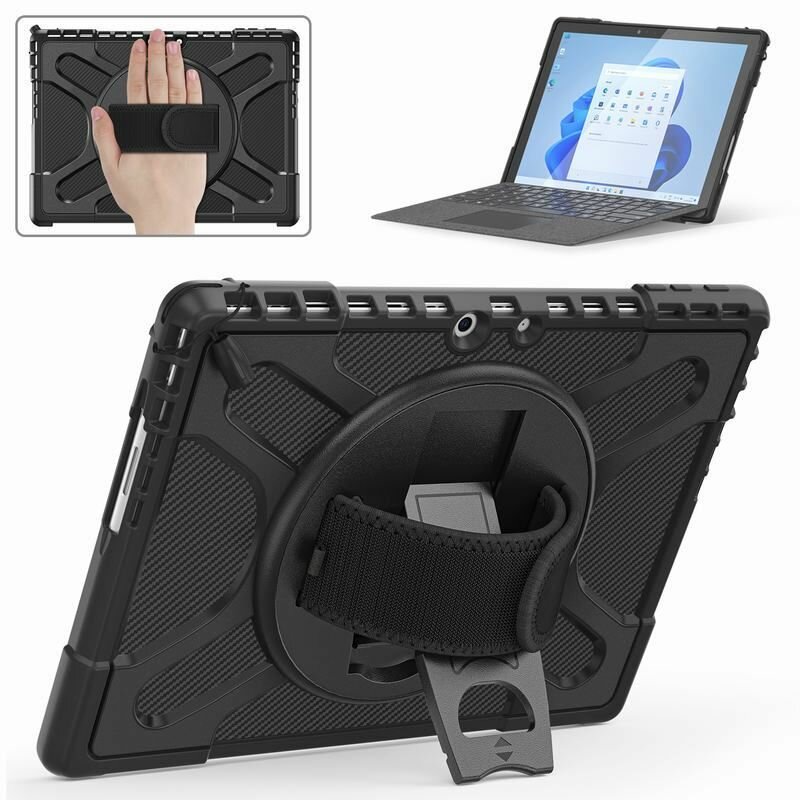 Чехол защитный MyPads для Microsoft Surface Pro 9 / Microsoft Surface Pro 10 противоударный корпус, черный