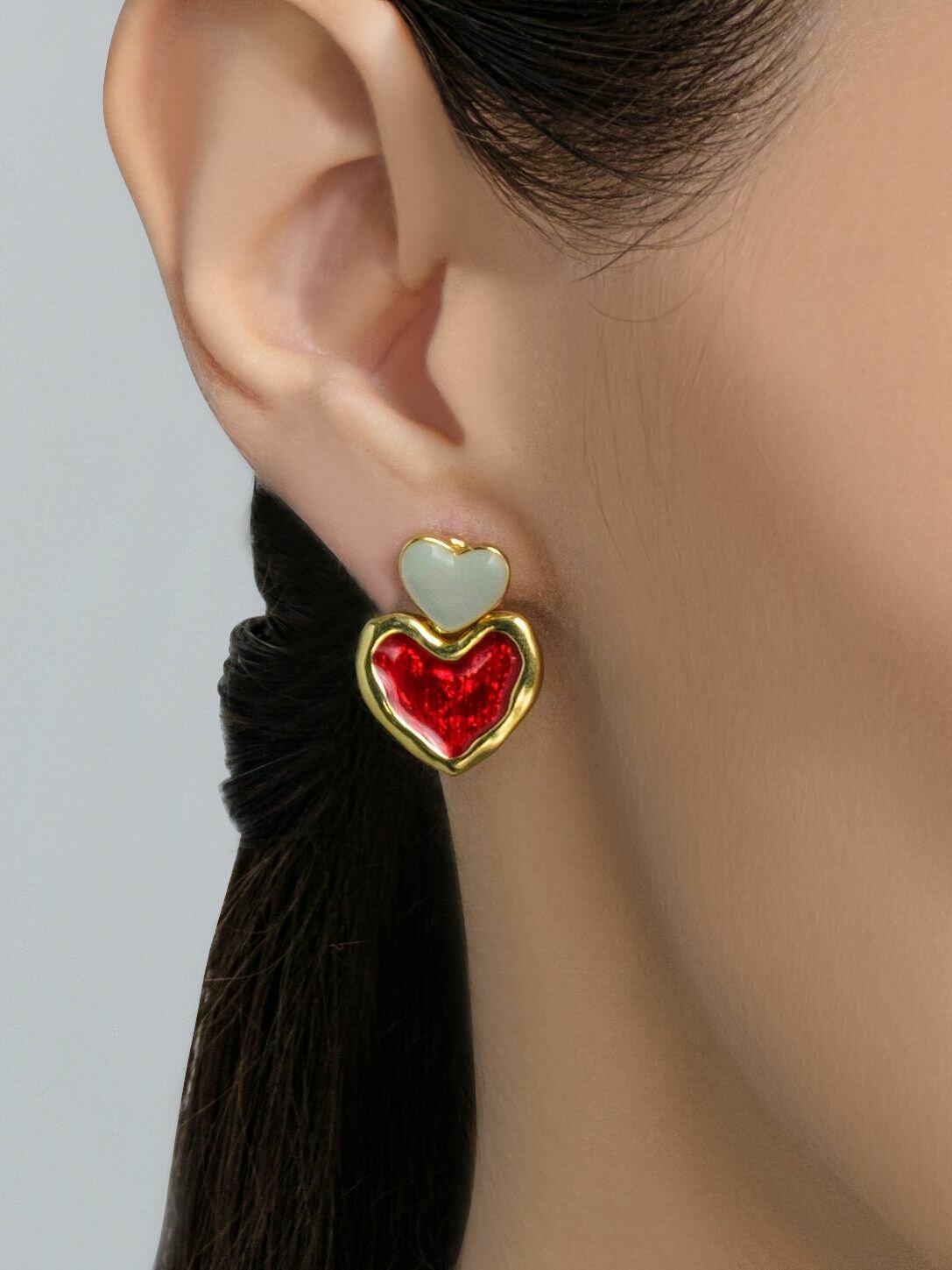 Серьги, эмаль