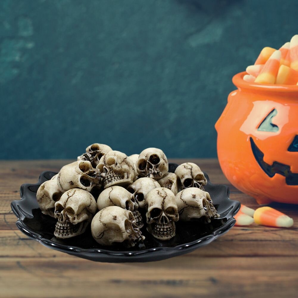 Набор мини-черепов, 20 шт, для декора помещения