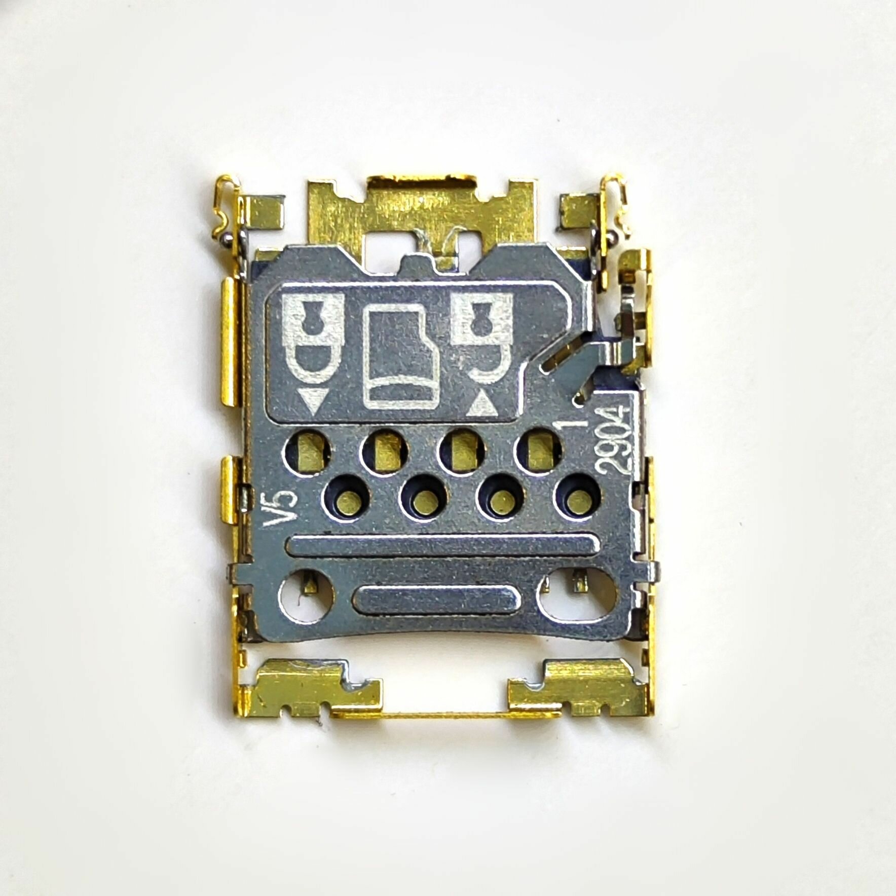 Разъём слот коннектор карты памяти Microsd Micro sd mmc контакты для телефона Nokia 205, 210 dual, 303, 808
