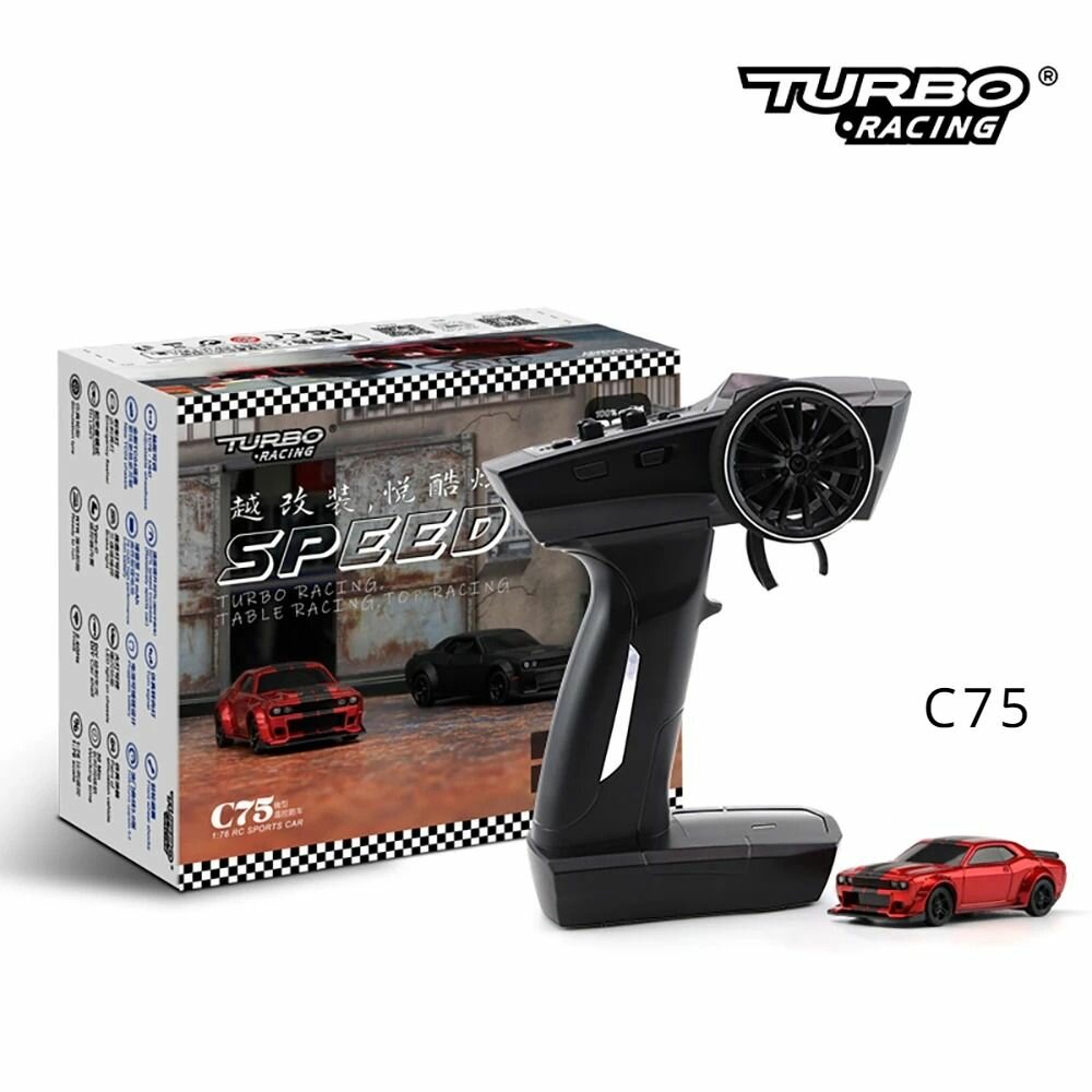 Turbo Racing 1:76 C71, C72, C73, C74, C75 Радиоуправляемая Машинка Для Гонки На Плоской Дороге 1:76 Масштаб RTR Игрушка Для Детей И Взрослых