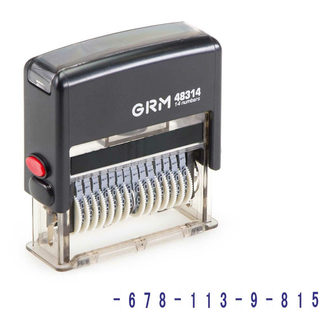 GRM 48314 Mini. Нумератор 14 разрядов, 3 мм