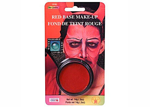 Грим RED BASE MAKE-UP красный металлик 11 г (Вазелин, парафин, воск, краситель) на блистере