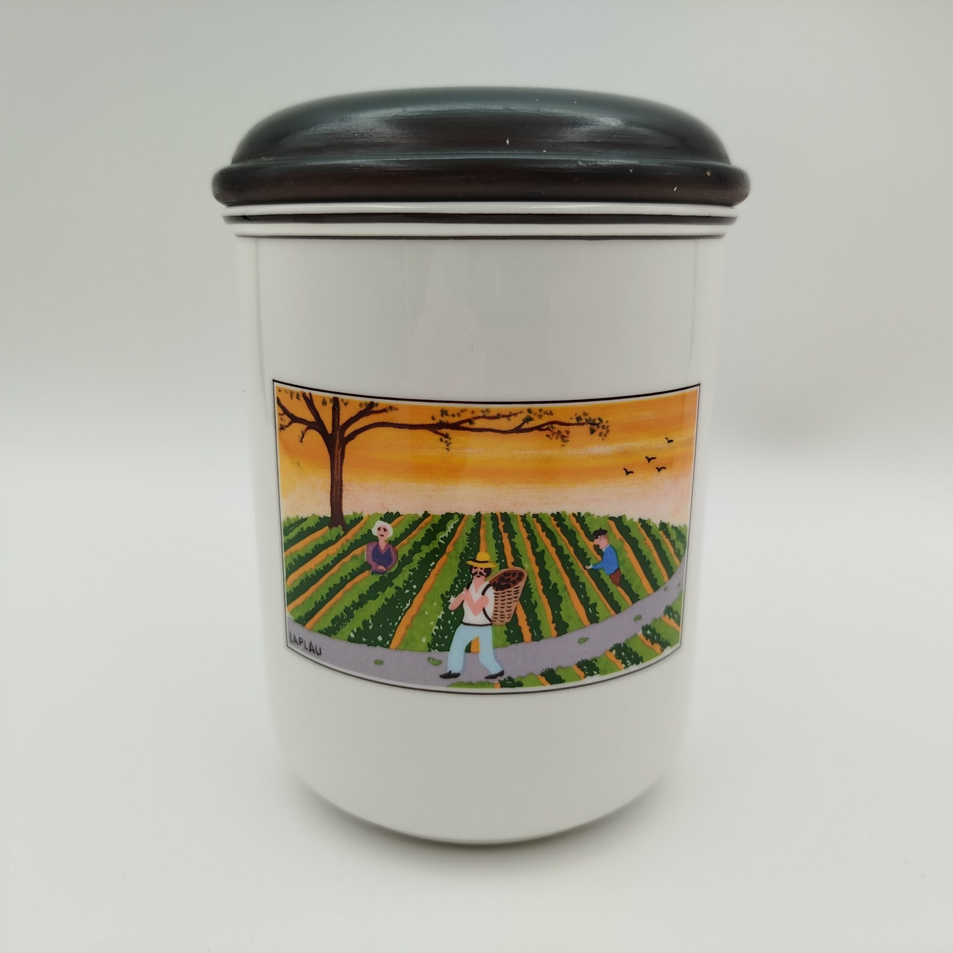 Банка для сыпучих продуктов (для чая, специй), серия "Design Naif"