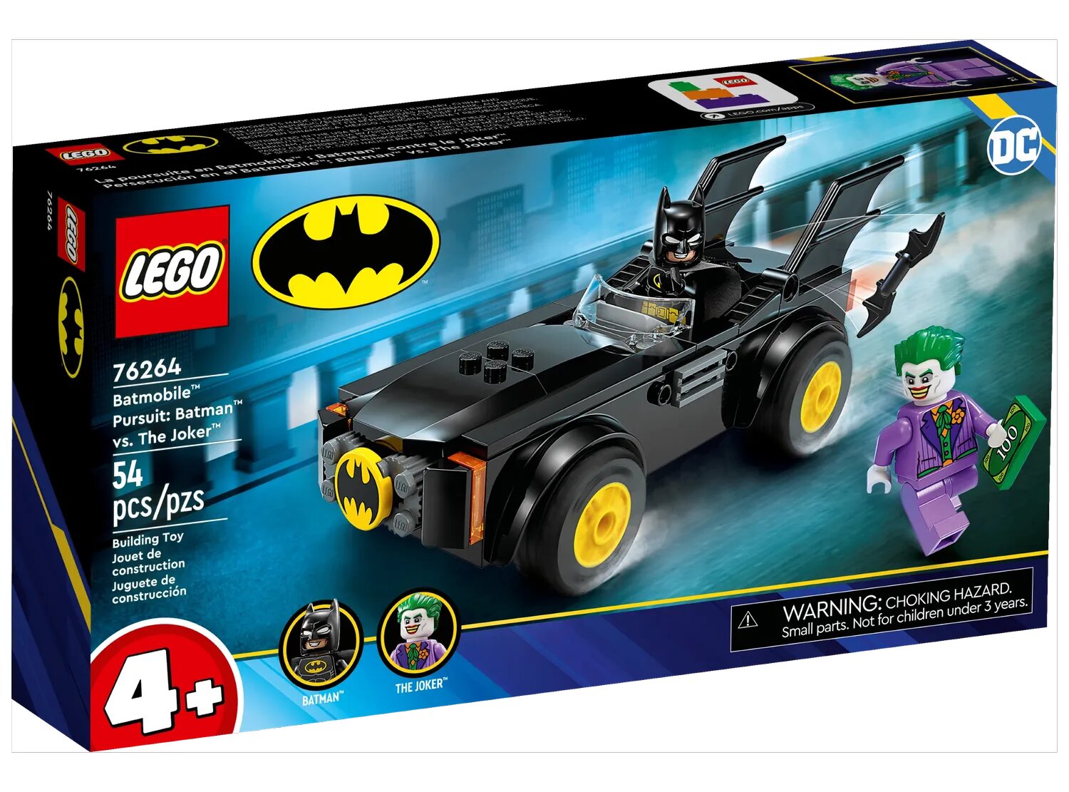 Конструктор LEGO Super Heroes 76264 Batmobile Pursuit: Batman vs. The Joker