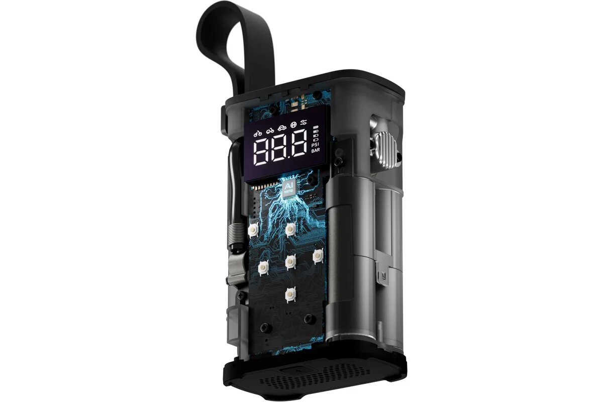 HOTO HOE0011GL автомобильный компрессор электрический воздушный насос чёрный QWCQA001