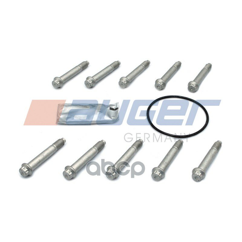 К-т болтов крепления торм. диска! болты (10 шт.), кольцо упл. (1 шт.) SAF AUGER арт. 70677