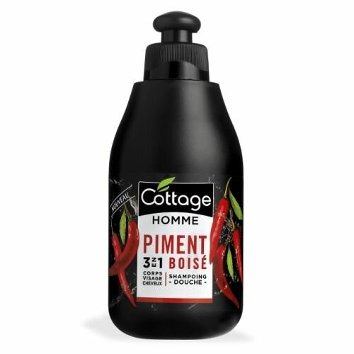 Гель-шампунь для душа COTTAGE "Wooded Pepper", мужской, 250 мл